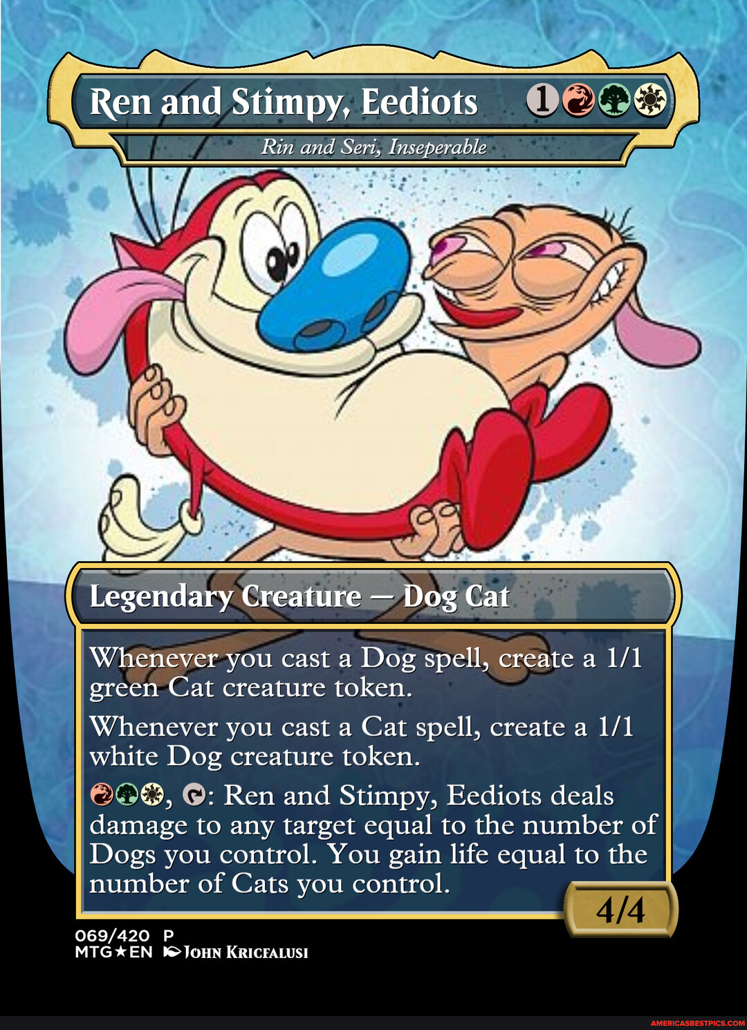 Old School Cartoons - Ren and Stimpy - Ren and Stimpy, Eediots Rin and ...