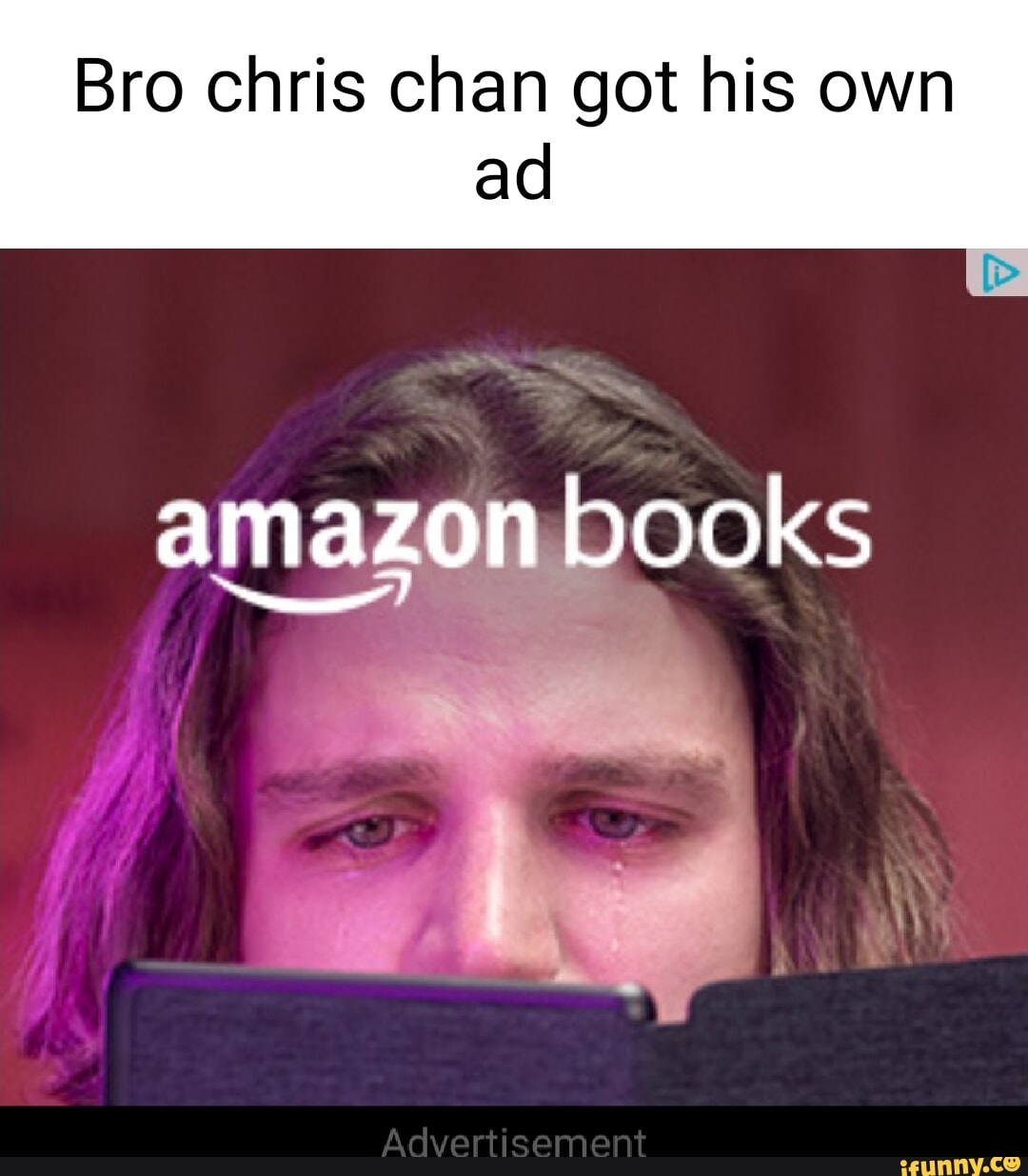 Bro chris chan got his own ad amazon books Aedvertigament - iFunny