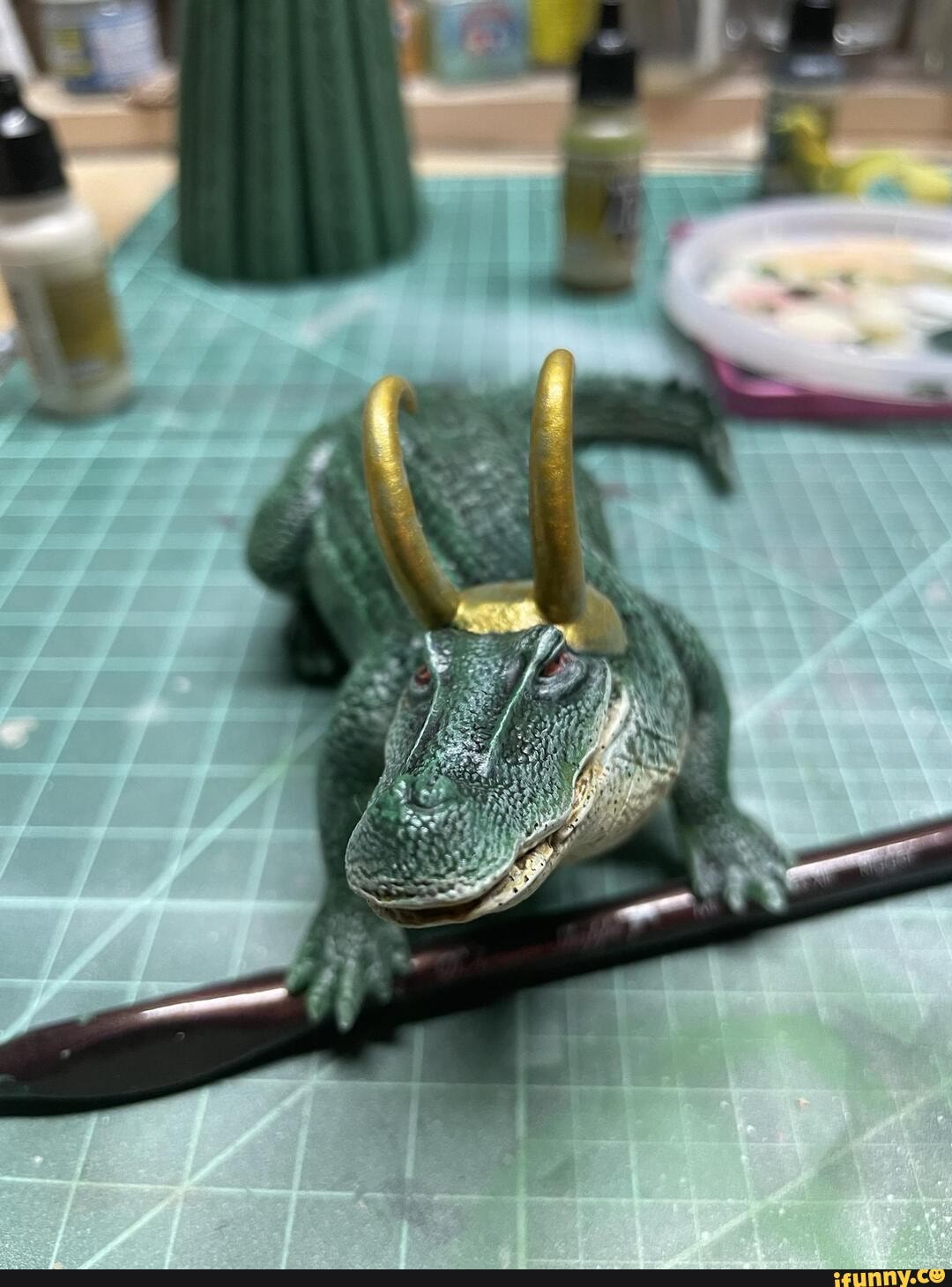 3D printed Croki (by Hex 3D, painted by me.) - iFunny