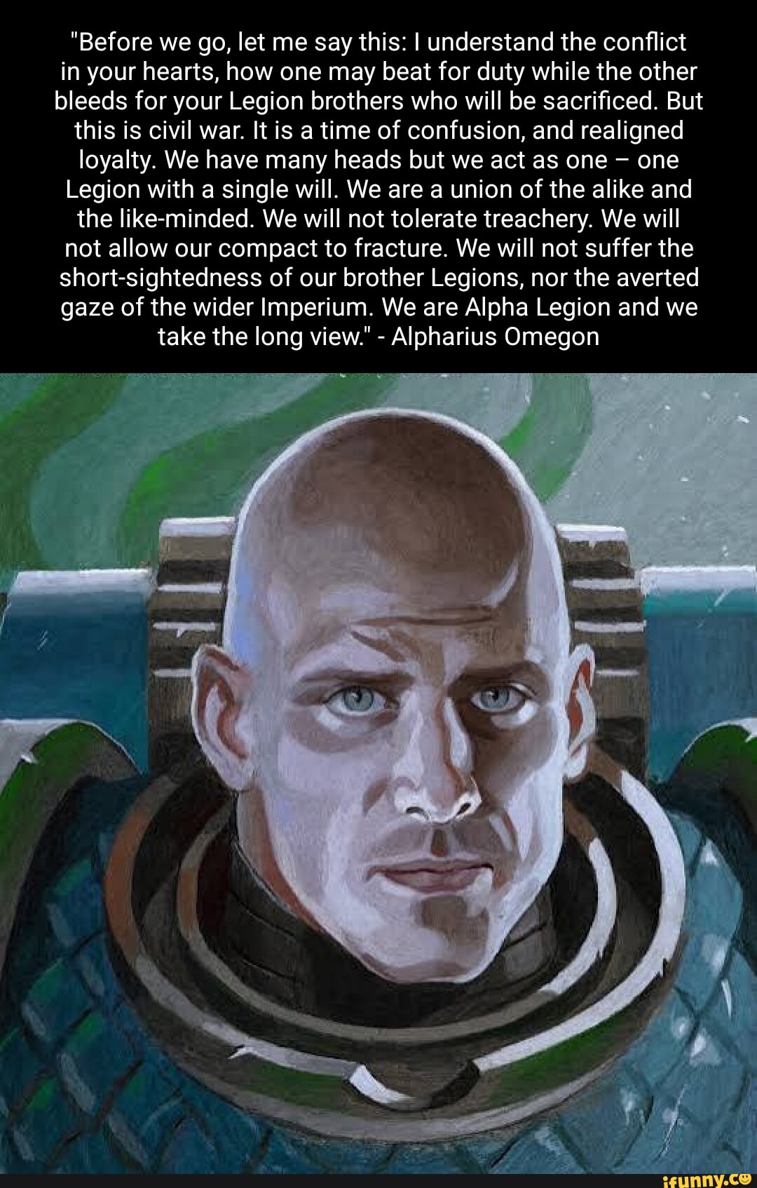 Alpharius memes. Best Collection of funny Alpharius pictures on iFunny