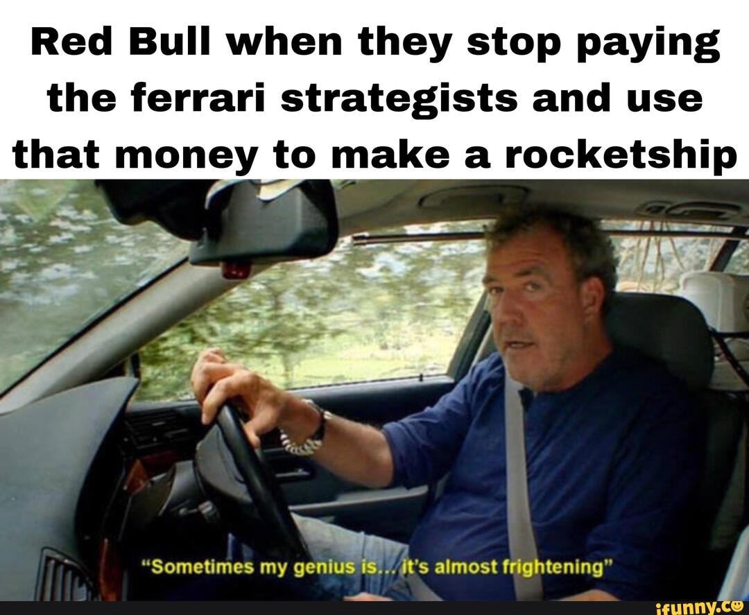 Red Bull when they stop paying the ferrari strategists and use that ...