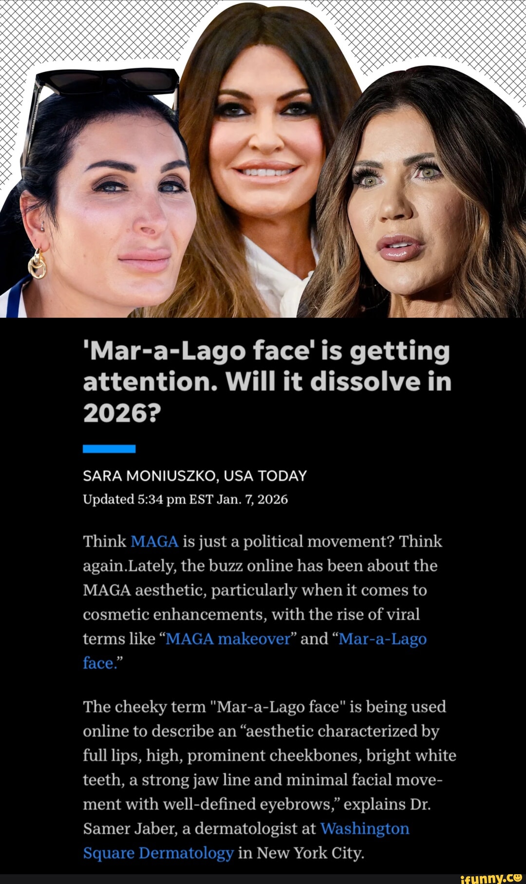 "Mar-a-Lago face' is getting attention. Will it dissolve in 2026? SARA ...