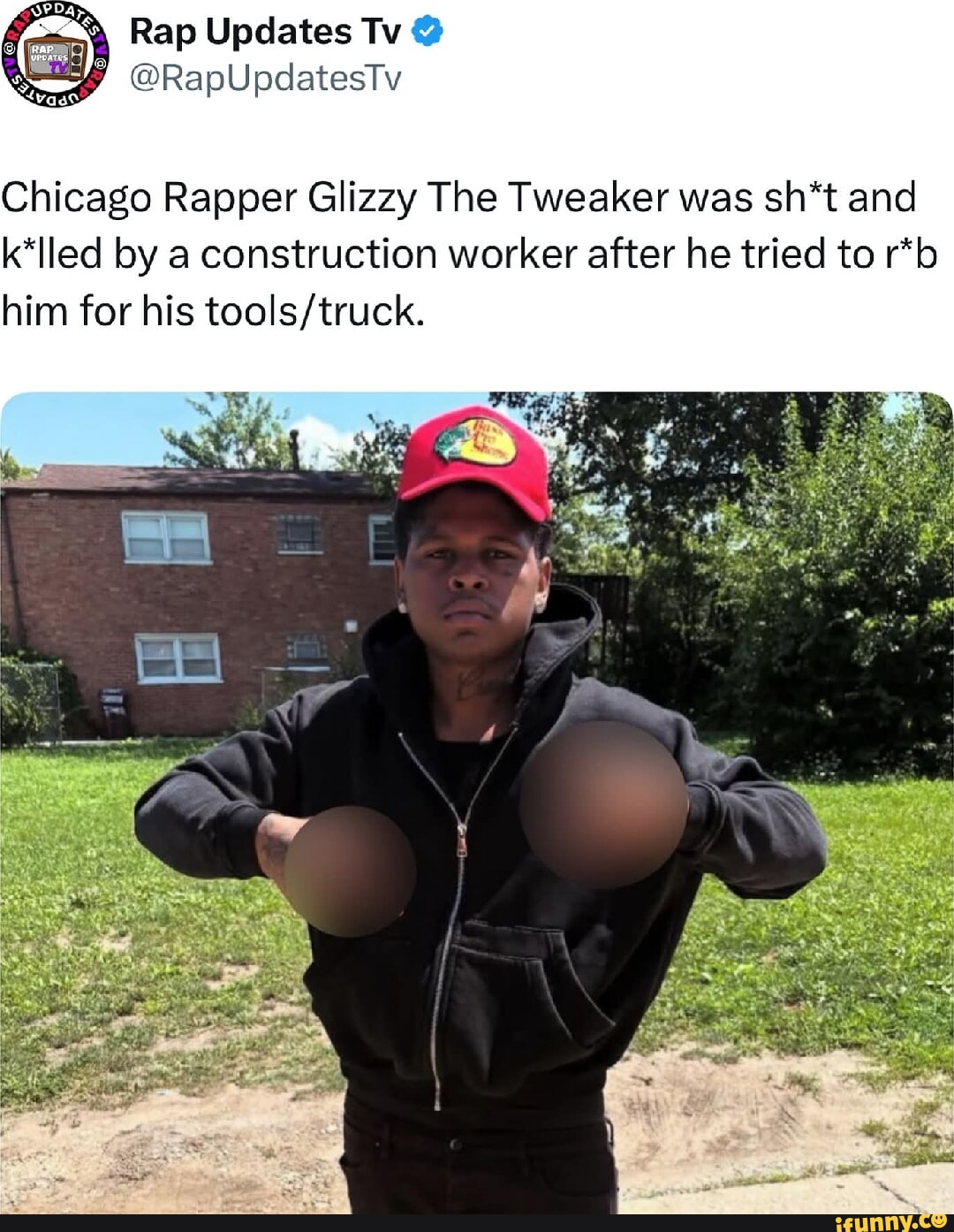 Chicago Rapper Glizzy The Tweaker was sh*t and k*lled by a construction ...