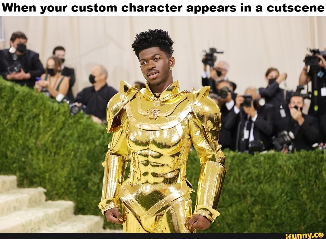 Meme - When your custom character appears in a cutscene - iFunny