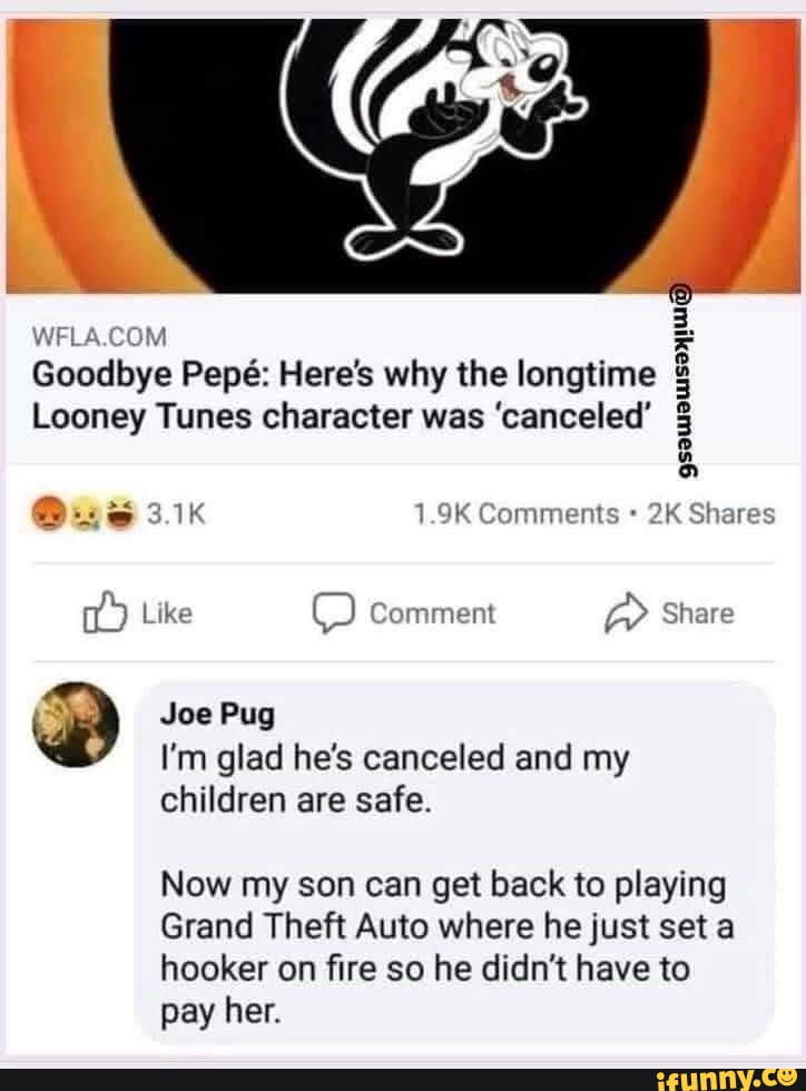 WFLA.COM Goodbye Pepe: Here's why the longtime Looney Tunes character ...
