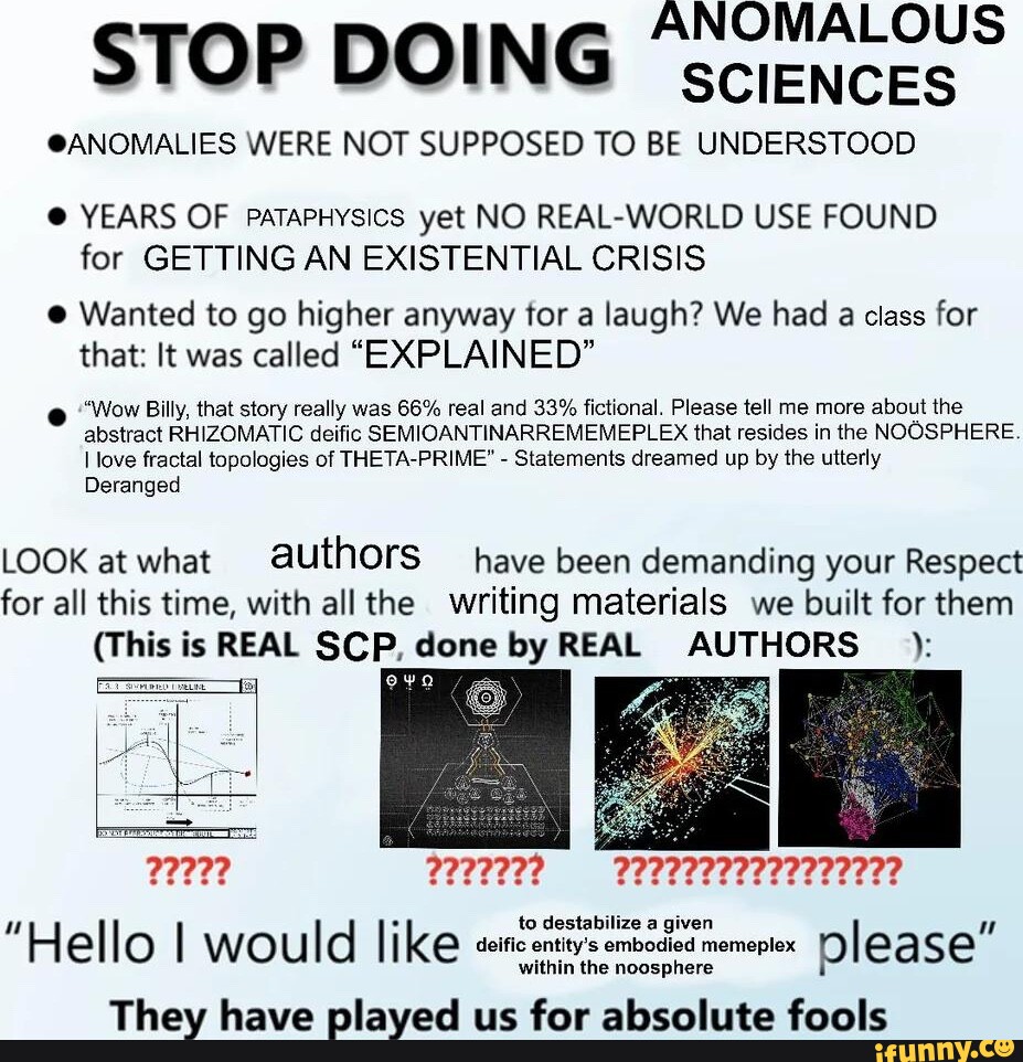 Anomalous memes. Best Collection of funny Anomalous pictures on iFunny