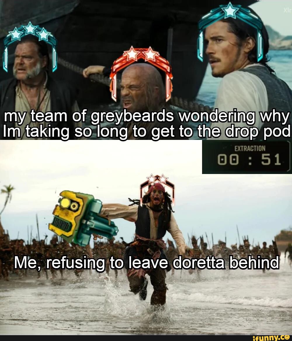 My team of greybeards wondering why Im taking so long to get to the ...