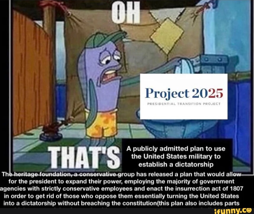 Project 2025 A publicly admitted plan to use the United States military ...