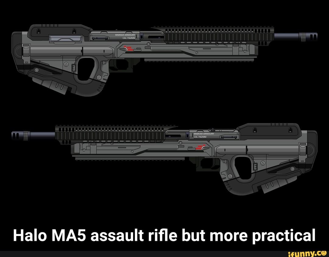 Halo MAS assault rifle but more practical - Halo MA5 assault rifle but ...