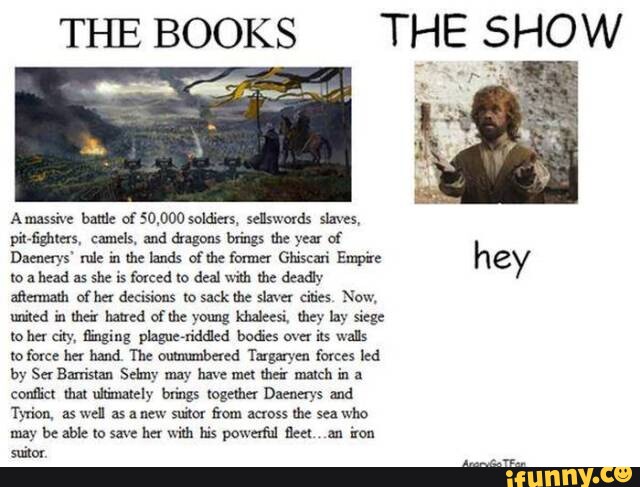 THE BOOKS THE SHOW Amassive battle of 50,000 soldiers, sellswords ...
