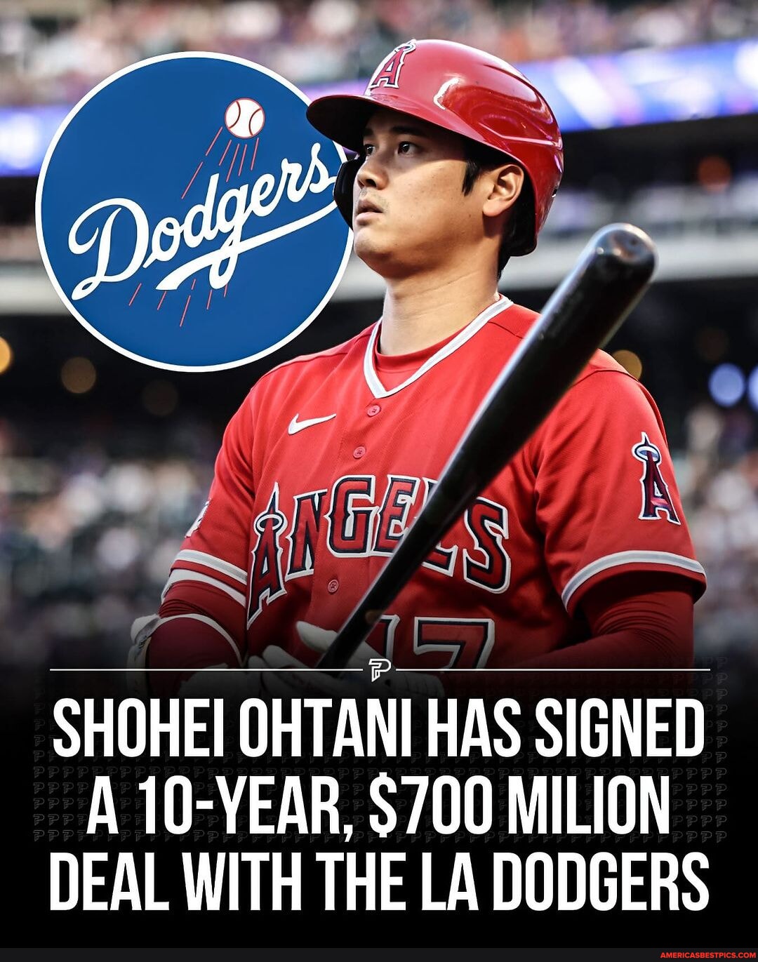 Shohei Ohtani the most coveted free agent in baseball history announced his next team on ...