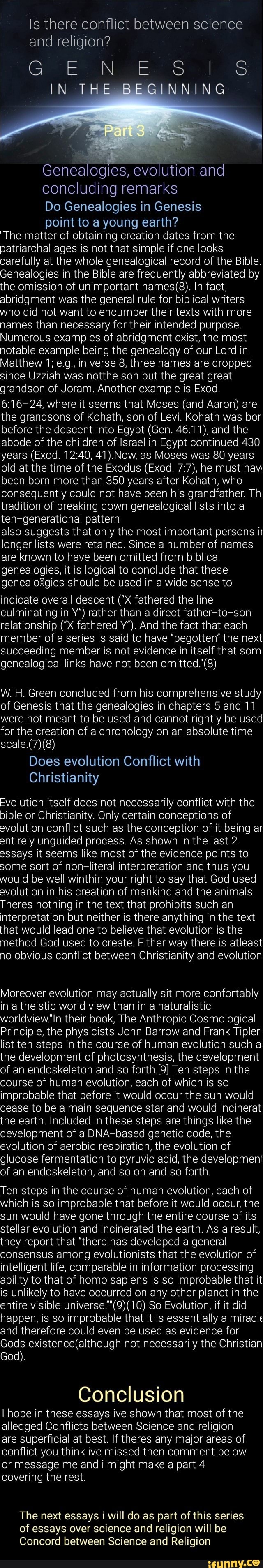 Genealogies, evolution and concluding remarks Do Genealogies in Genesis ...