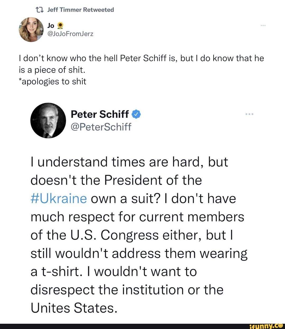 Contender for cringiest tweet of the week? - th Jeff Timmer Retweeted ...