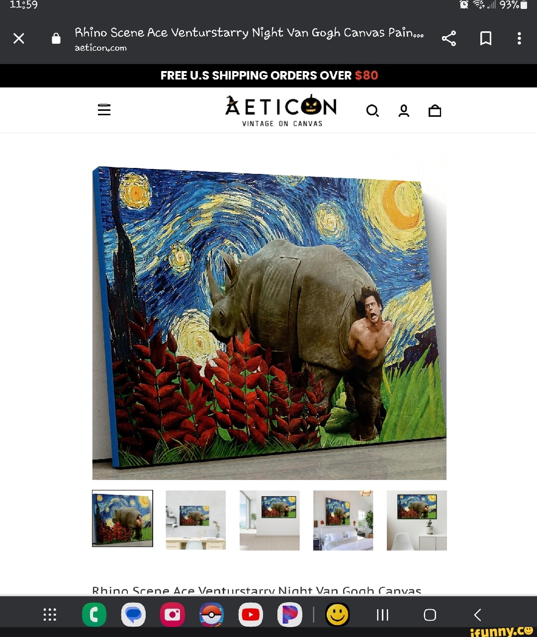 Ace Ventura Rhino Scene