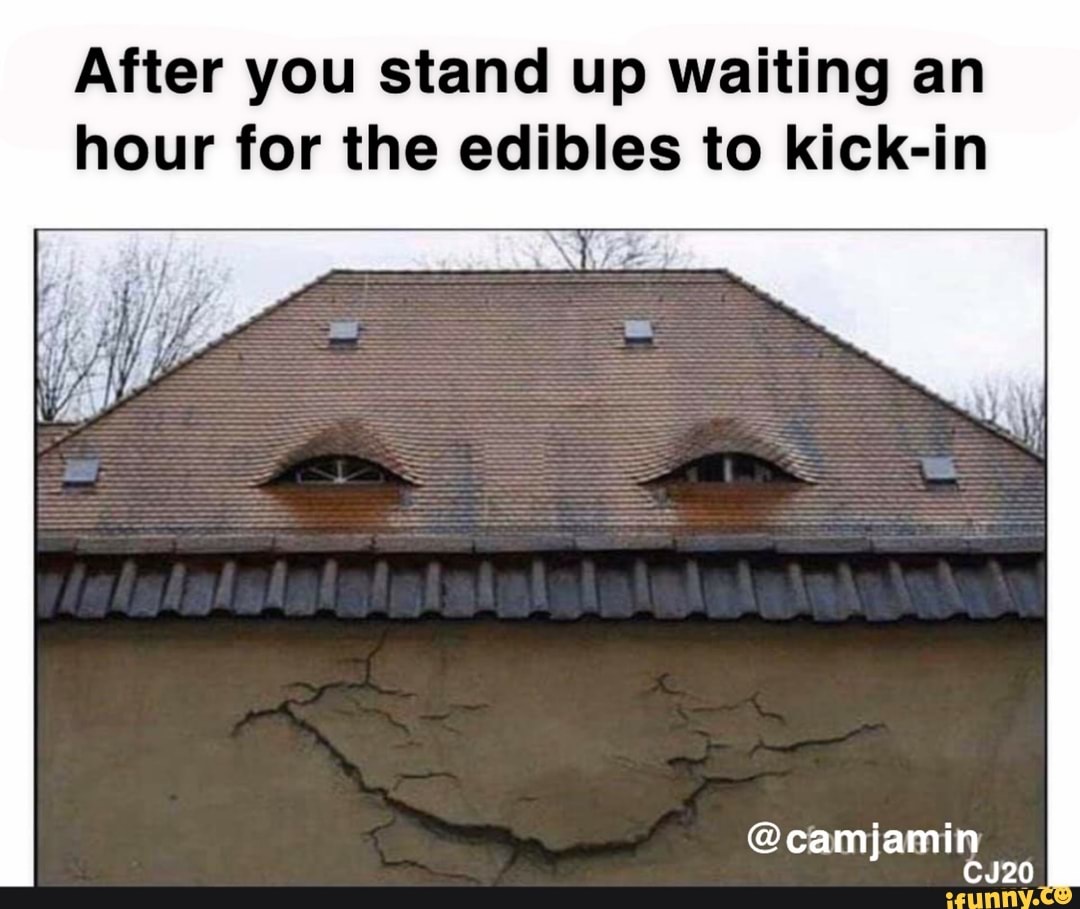 After you stand up waiting an hour for the edibles to kick-in - iFunny