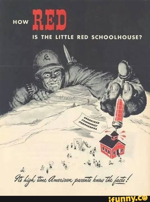 Wow RED THE LITTLE RED SCHOOLHOUSE? - iFunny