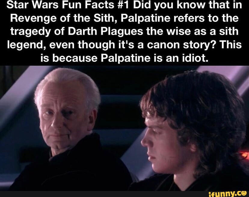 Star Wars Fun Facts #1 Did you know that in Revenge of the Sith ...