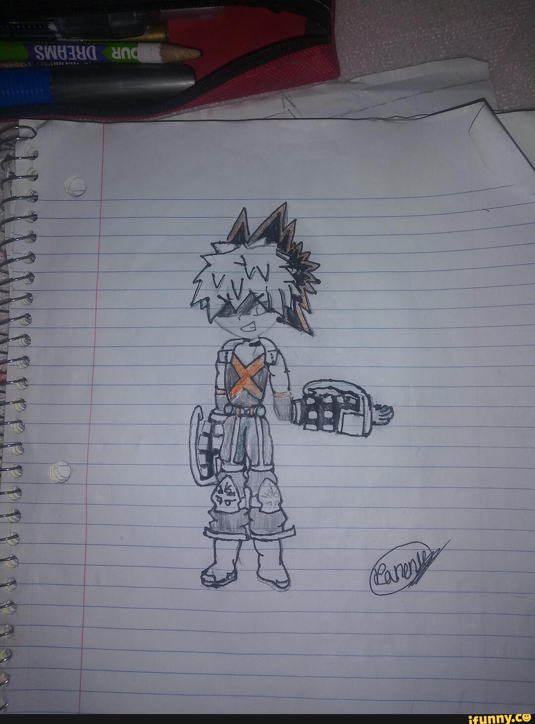 Drawing Katsuki "Kacchan" Bakugou - iFunny