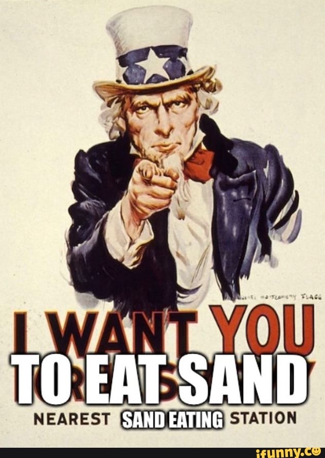 EAT SAND SAND EATING - iFunny