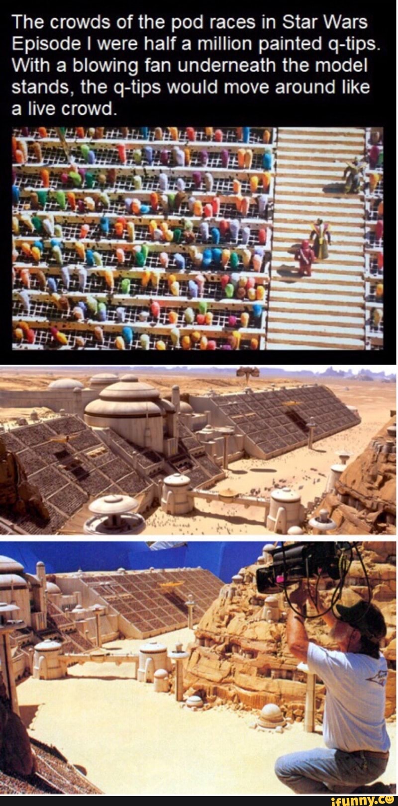 The crowds of the pod races in Star Wars Episode I were half a million ...