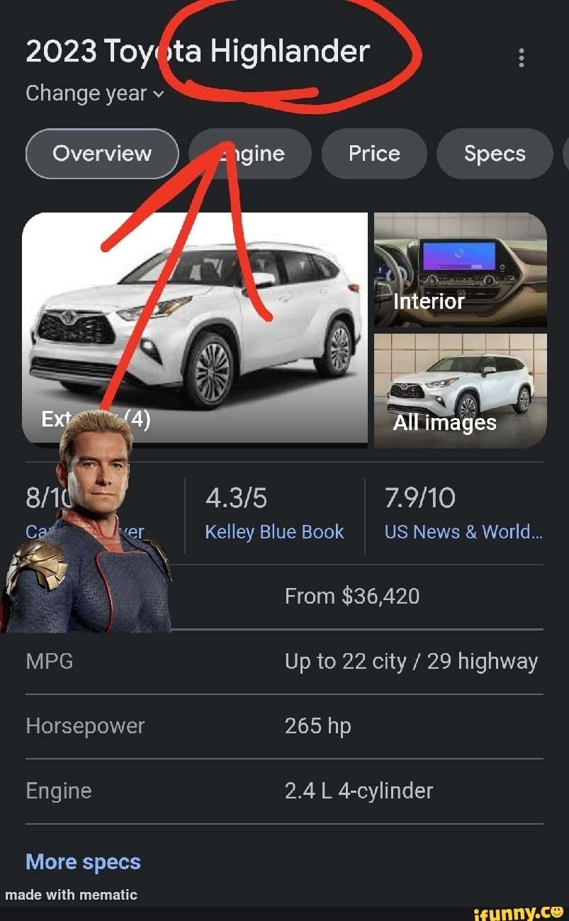 2023 Toyota Highlander Change year v Overview gine Price Specs Interior ...