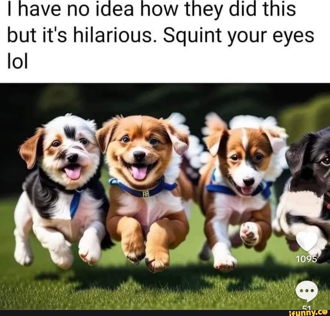 I have no idea now they did this but it's hilarious. Squint your eyes ...