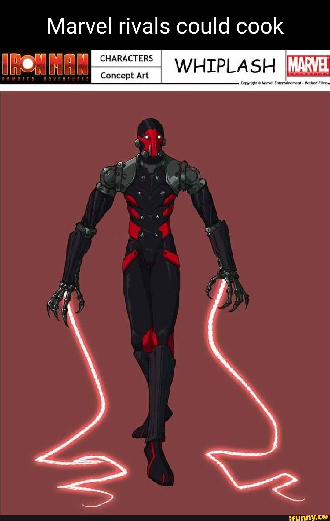 Marvel rivals could cook Art WHIPLASH MARVEL concept Art Art _I I - iFunny