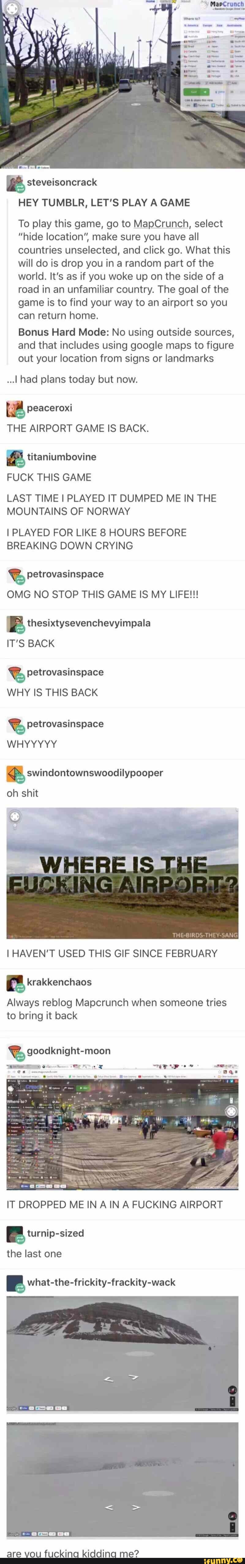 You Think This Is A Game Meme Tumblr