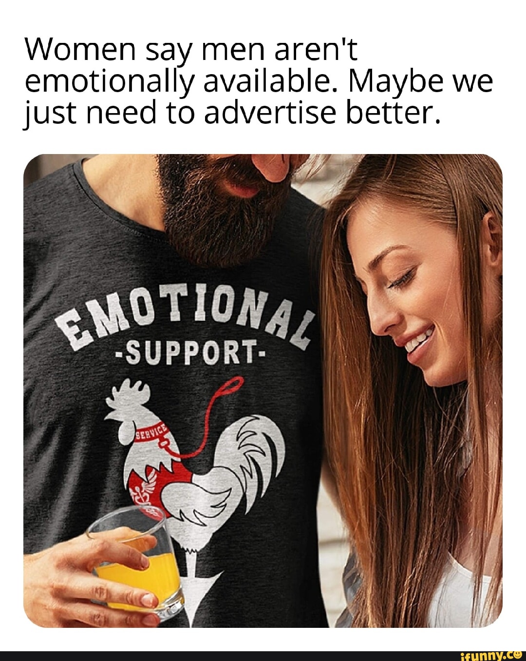 Women say men aren't emotionally available. Maybe we just need to ...