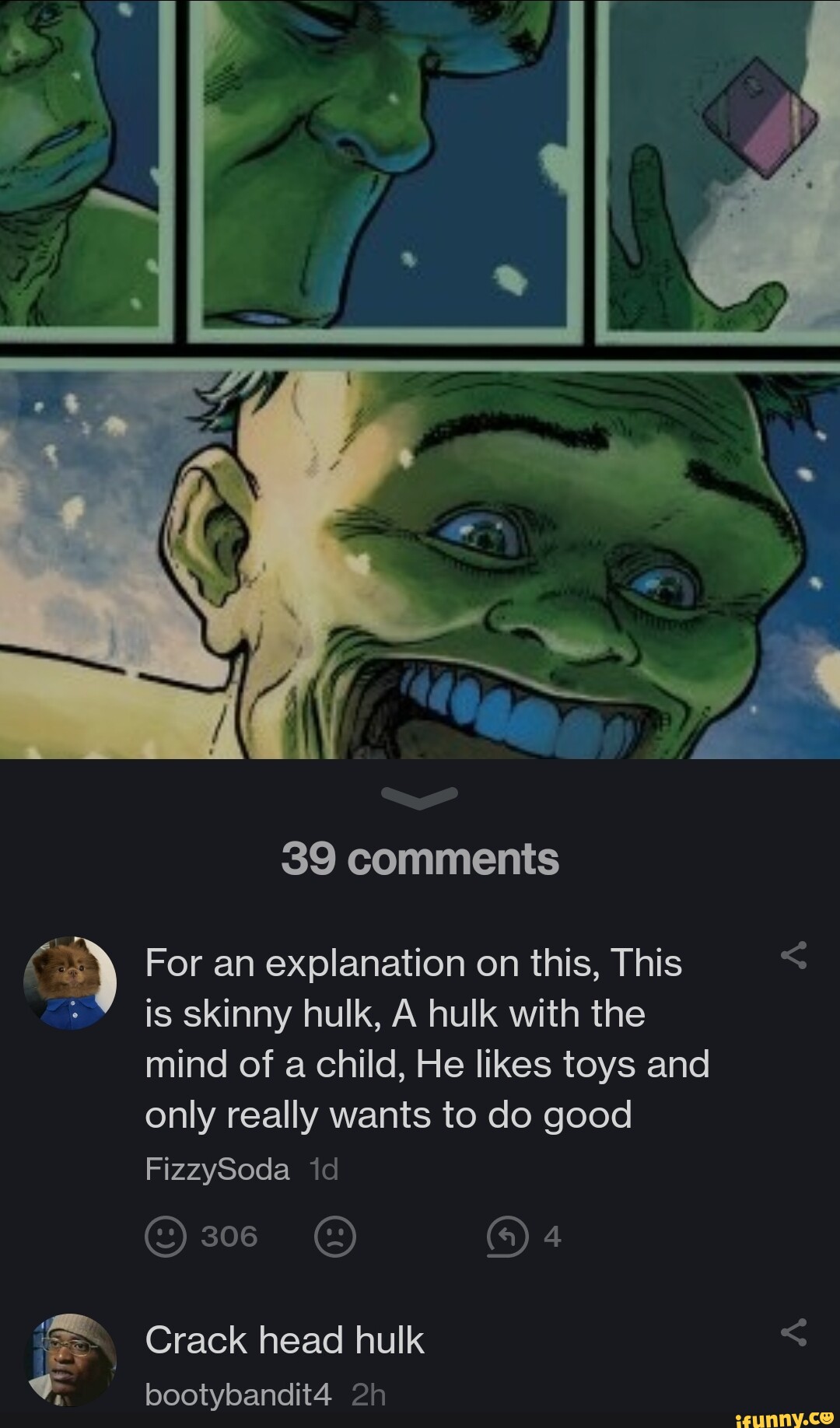 Crkheadhulk memes. Best Collection of funny Crkheadhulk pictures on iFunny