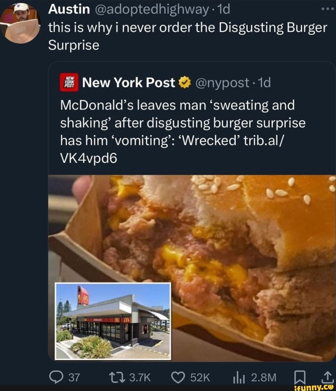 Austin @adoptedhighway id this is why i never order the Disgusting ...