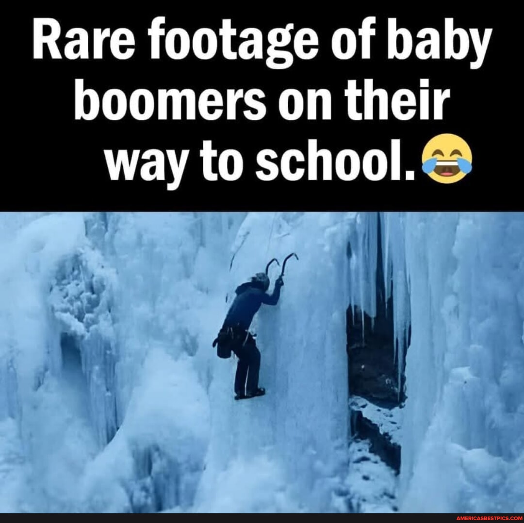 Rare footage of baby boomers on their way to school. - America’s best ...