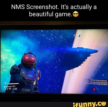 NMS Screenshot. It's actually beautiful game. - iFunny