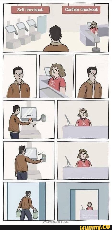 Selfcheckout memes. Best Collection of funny Selfcheckout pictures on ...