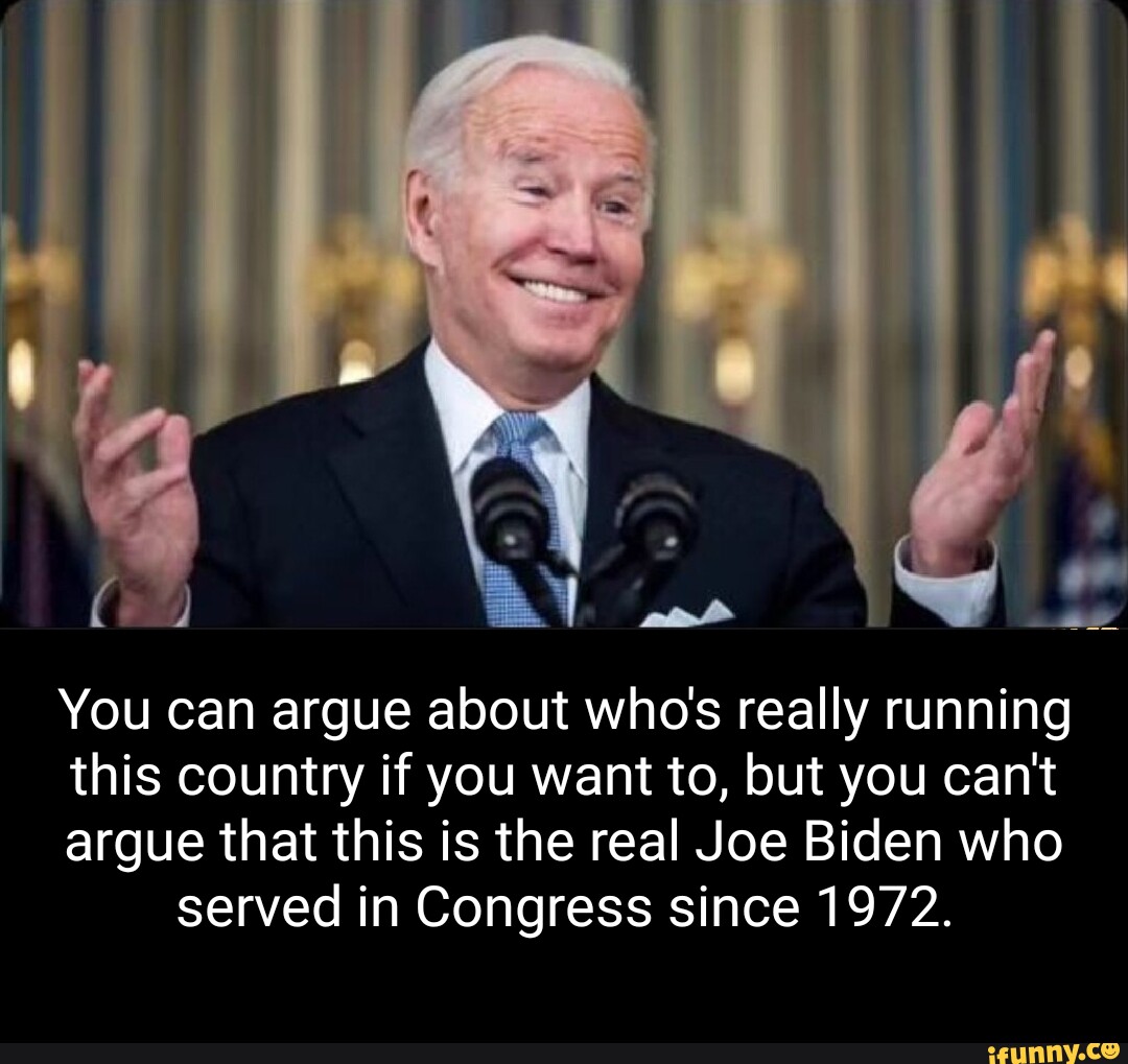 You can argue about who's really running this country if you want to ...