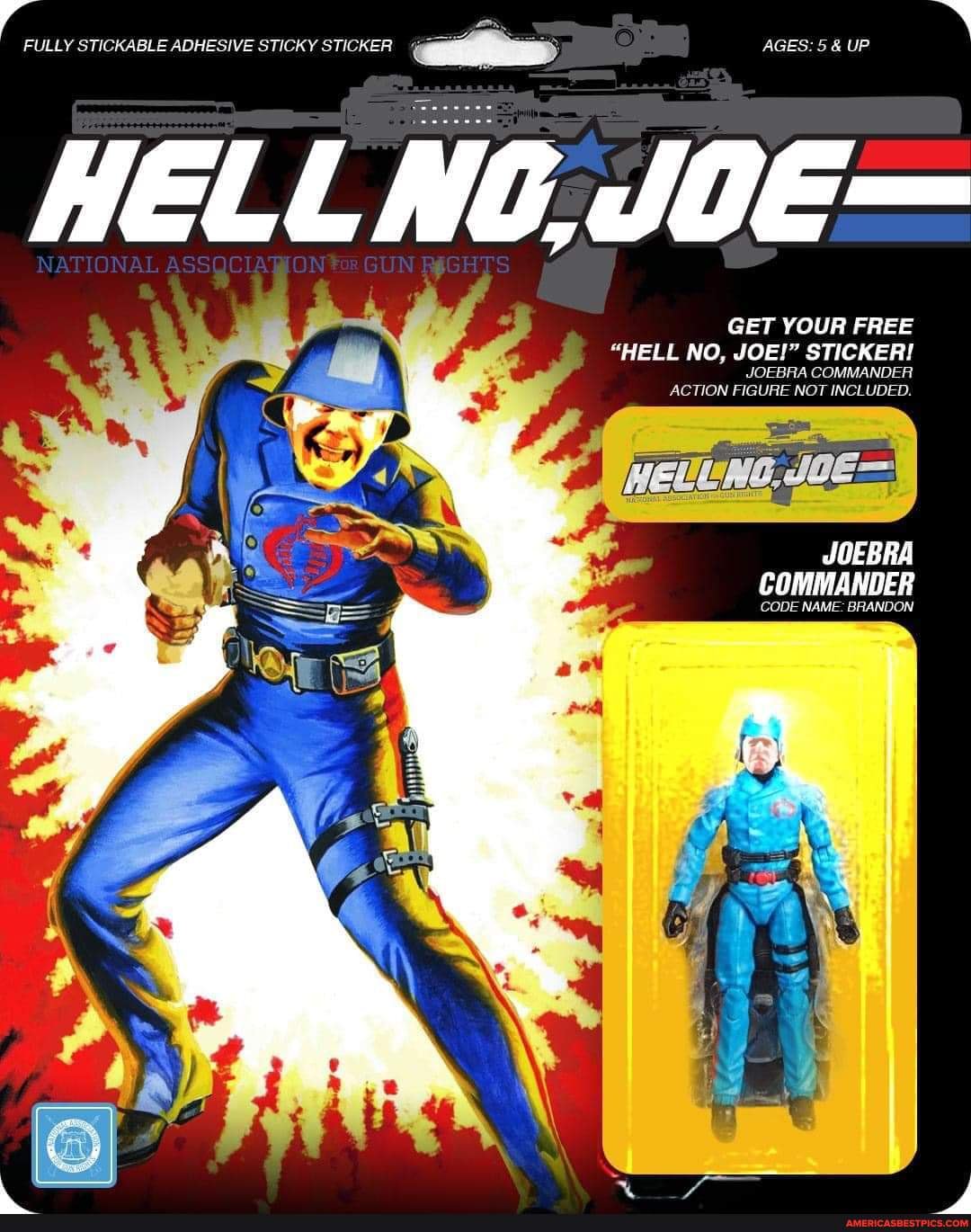 Have you gotten your FREE "Hell No, Joe" sticker yet? - FULLY STICKABLE ...