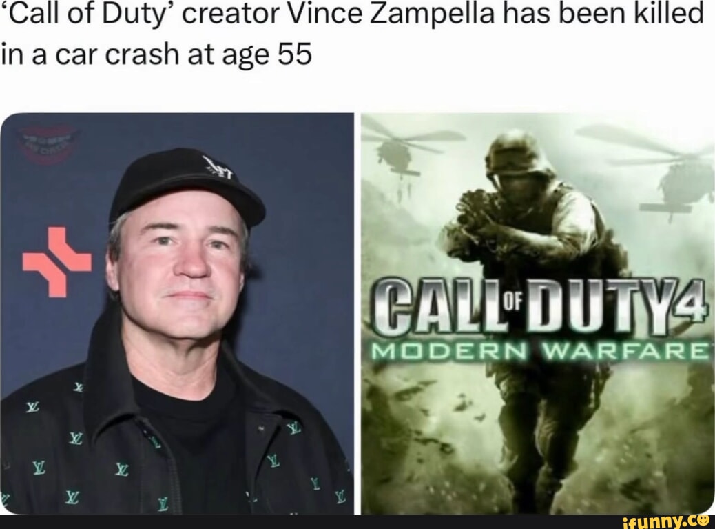 'Call of Duty' creator Vince Zampella has been killed in a car crash at ...