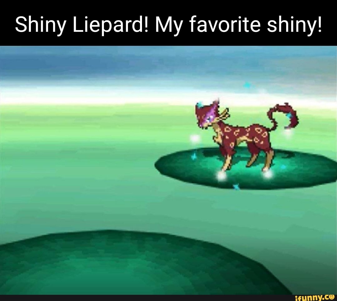 Shiny Liepard! My favorite shiny! - iFunny