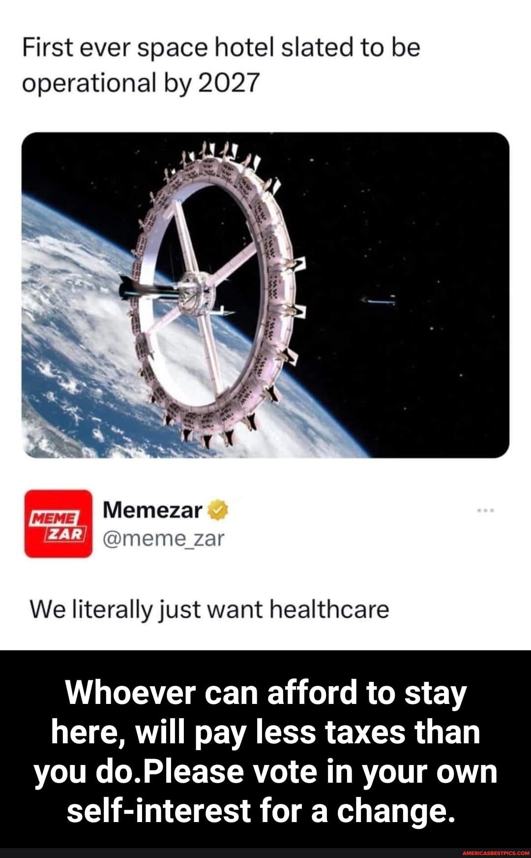 First ever space hotel slated to be operational by 2027 Memezar @meme ...