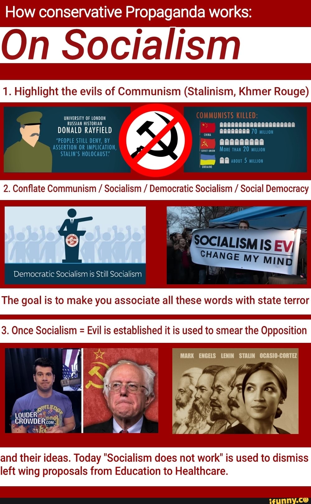 How conservative Propaganda works: 1. Highlight the evils of Communism ...
