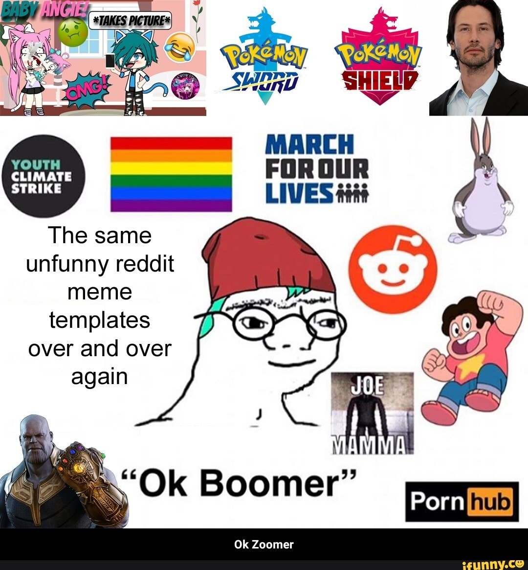 The same unfunny reddit meme templates over and over again - Ok Zoomer ...