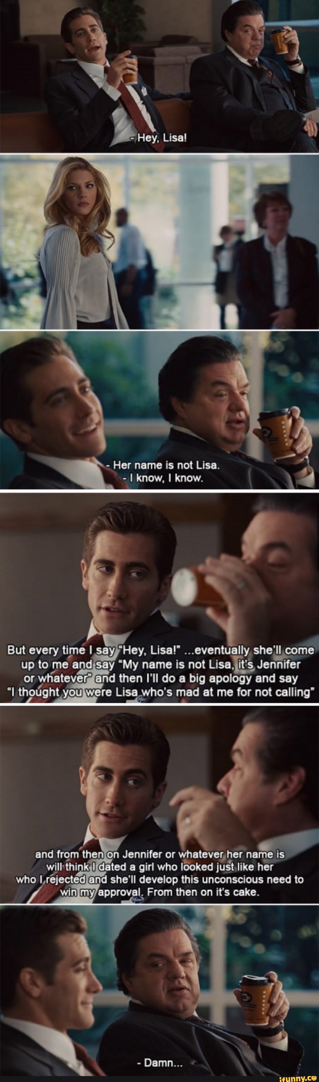 = Hey, Lisal \ J Her name Is not Lisa - I know, I know. \ But every ...