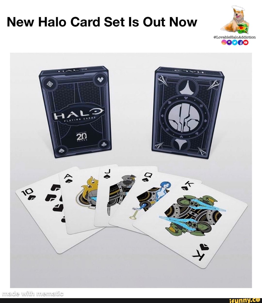 New Halo Card Set Is Out Now with @LovableHaloAddiction - iFunny