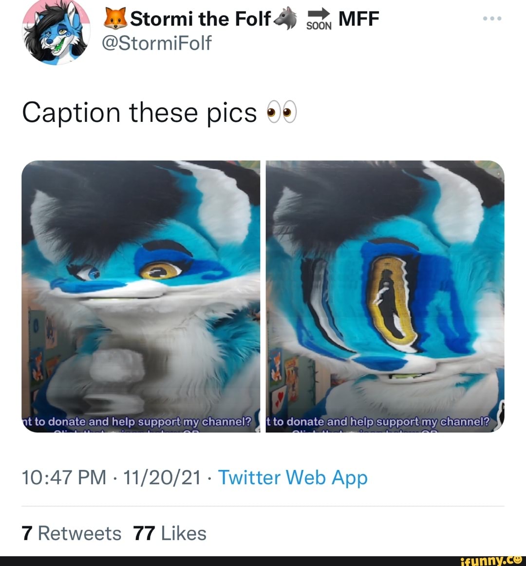 The @StormiFolf Caption these pics nt to donate and help support'my ...