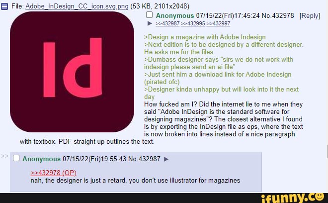 Indesign memes. Best Collection of funny Indesign pictures on iFunny