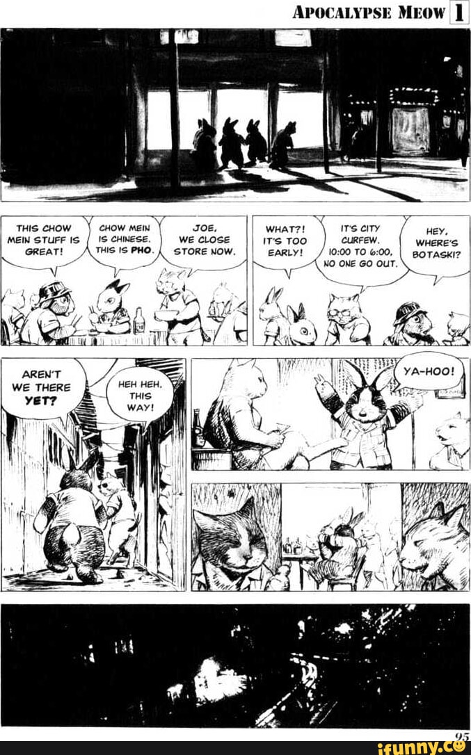APOCALYPSE MEOW Tuis cHow \ cHowmen oe, II wuar! irscry / ey, MEIN ...
