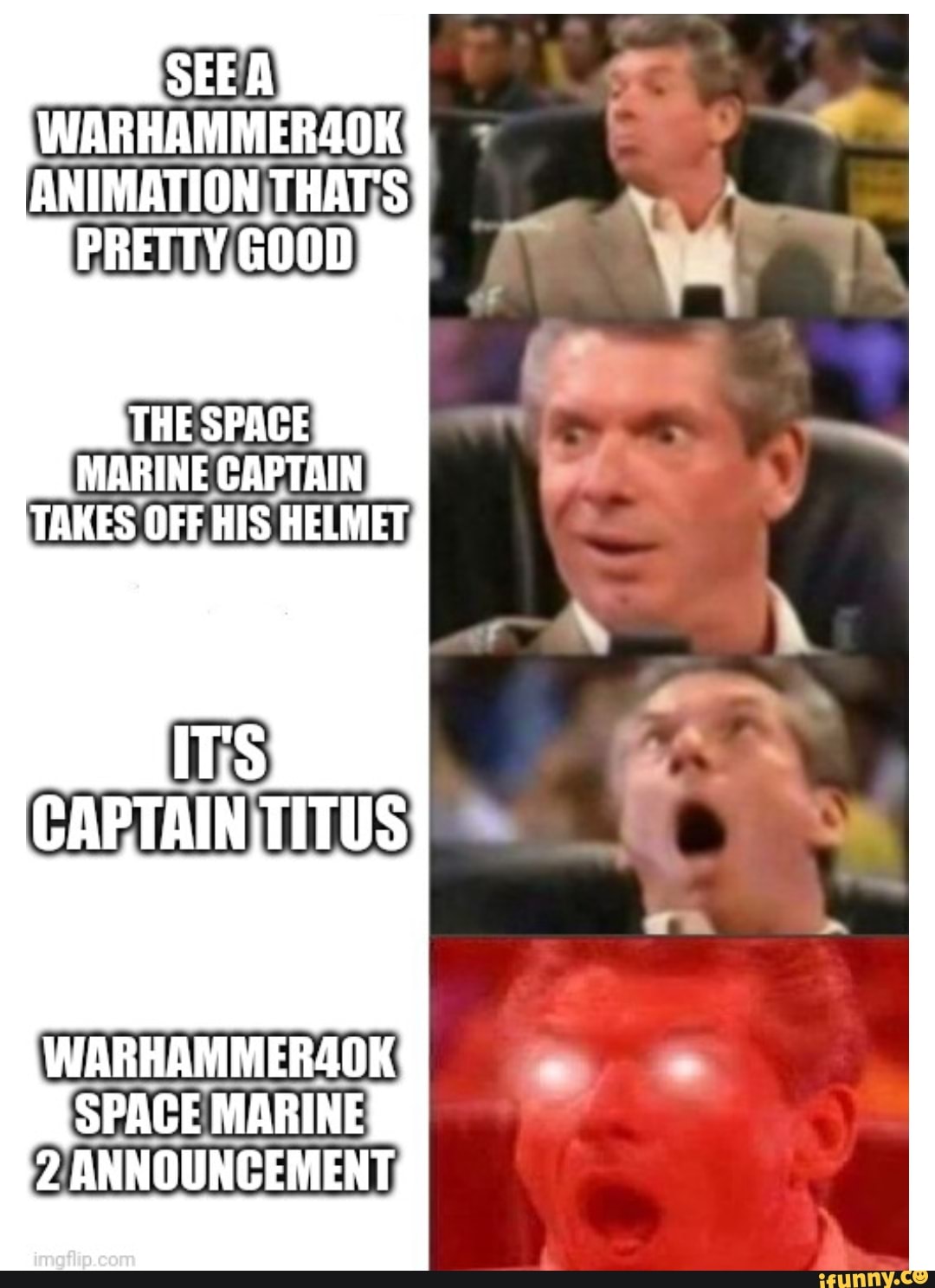 SEE'A WARHAMMER40K ANIMATION THAT'S PRETTY GOOD THE SPACE MARINE ...