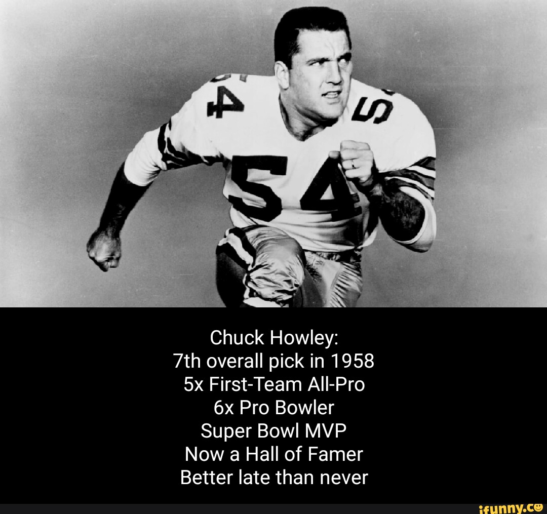 Chuck Howley: overall pick in 1958 First-Team All-Pro Pro Bowler Super ...