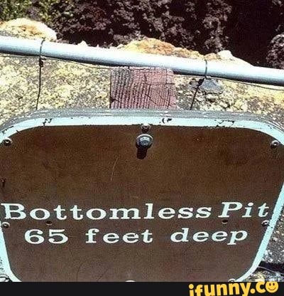 Bottomless IPi feet deep - iFunny