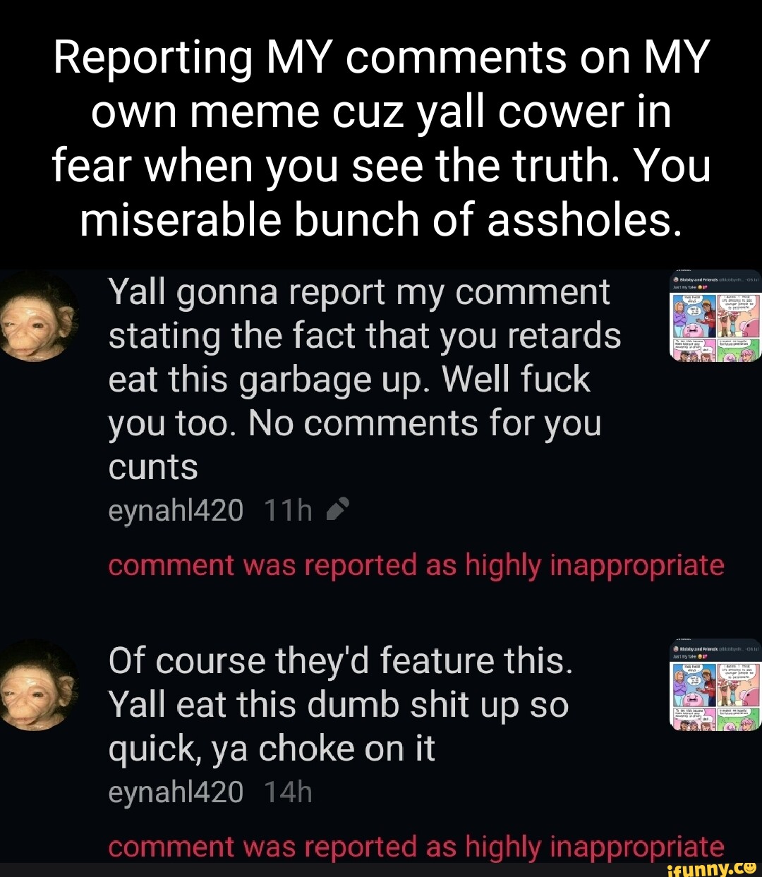 Cower memes. Best Collection of funny Cower pictures on iFunny